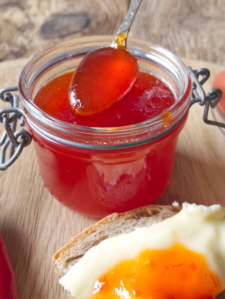 Sweet Chilli Jam - Tales From The Kitchen Shed