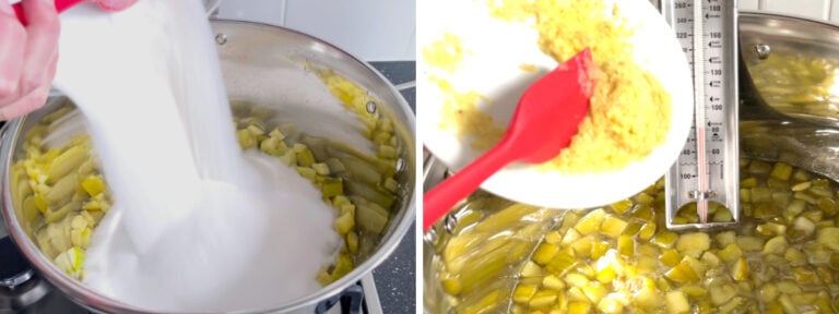 Courgette & Ginger Jam - Tales From The Kitchen Shed