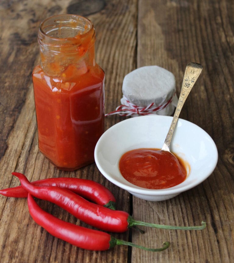 Homemade Chilli Sauce - Tales From The Kitchen Shed