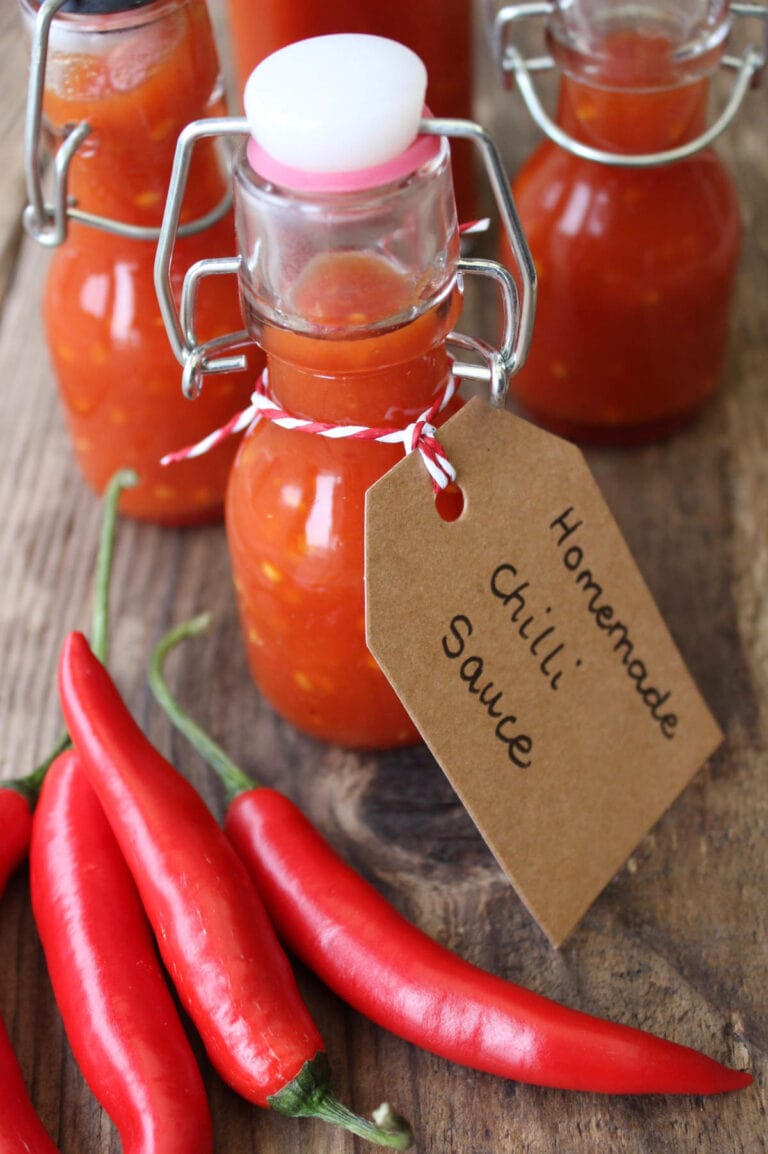 Homemade Chilli Sauce - Tales From The Kitchen Shed