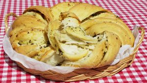 Garlic & Herb Twister Bread - Tales From The Kitchen Shed