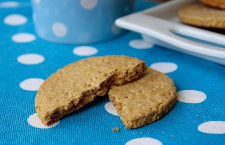 Healthy Digestive Biscuits - Tales From The Kitchen Shed