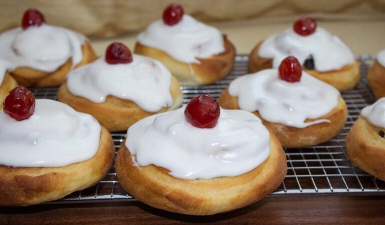 Homemade Belgian Buns - Tales From The Kitchen Shed