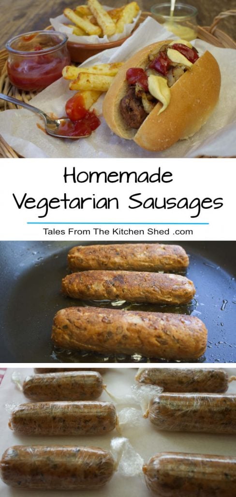 Homemade Vegetarian Sausages - Tales From The Kitchen Shed
