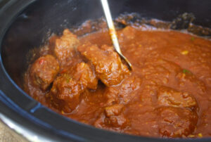 Slow Cooker Beef Madras Curry - Tales From The Kitchen Shed