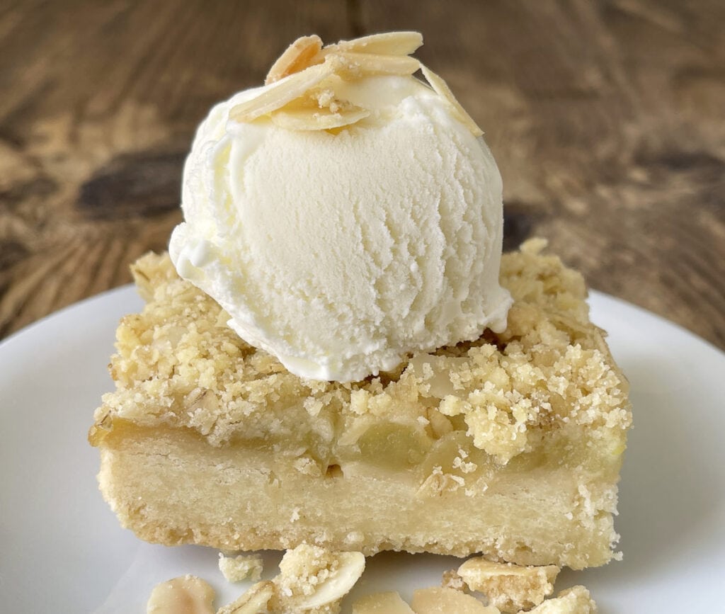 Apple Crumble Shortbread Bars - Tales From The Kitchen Shed