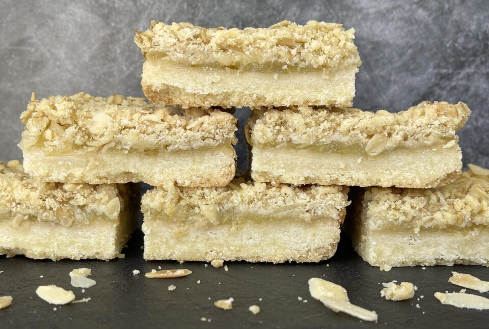 Apple Crumble Shortbread Bars - Tales From The Kitchen Shed