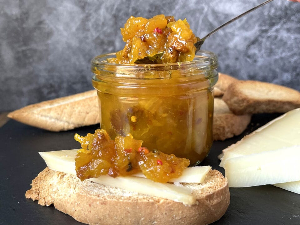 Sweet and Spicy Apple Chutney - Tales From The Kitchen Shed