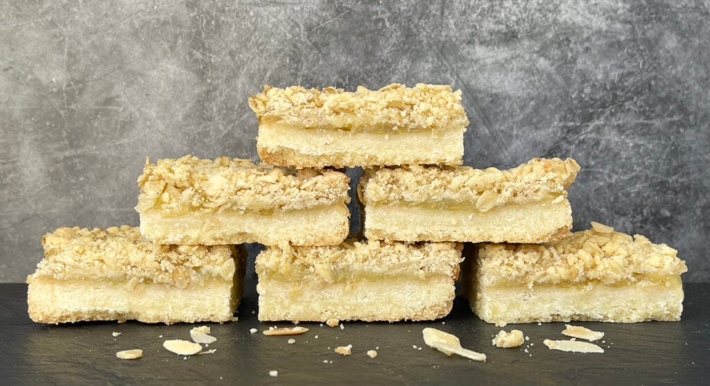 Apple Crumble Shortbread Bars - Tales From The Kitchen Shed