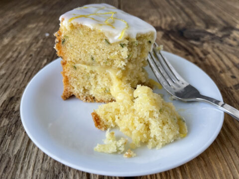 Courgette Cake with Lemon Curd and Lemon Drizzle - Tales From The ...