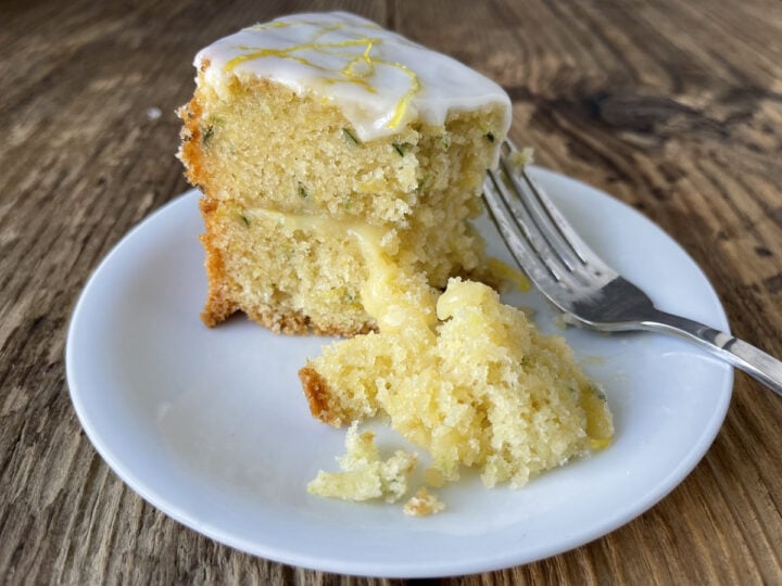 Courgette Cake with Lemon Curd and Lemon Drizzle - Tales From The ...