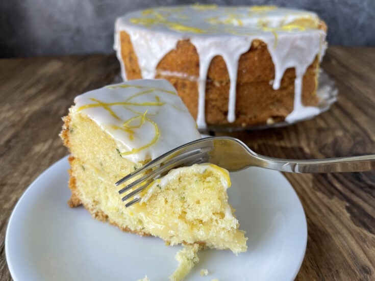 Courgette Cake with Lemon Curd and Lemon Drizzle - Tales From The ...