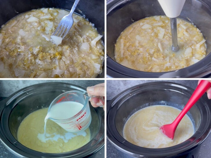 Slow Cooker Leek and Potato Soup - Tales From The Kitchen Shed