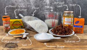 Easy Hot Cross Buns - Tales From The Kitchen Shed