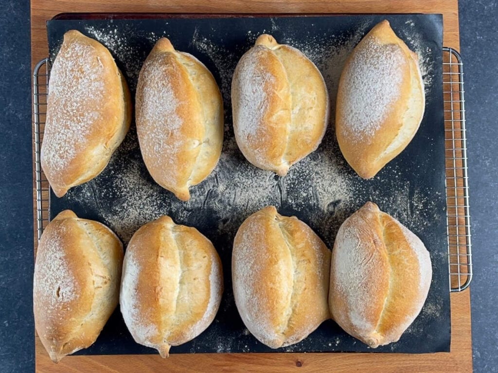 Portuguese Bread Rolls | Papo Secos - Tales From The Kitchen Shed