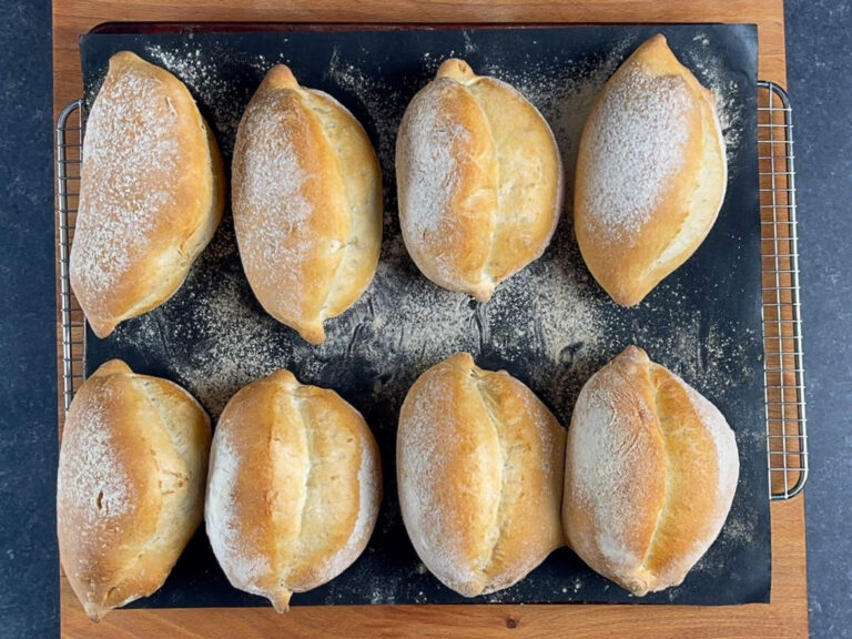 Portuguese Bread Rolls | Papo Secos - Tales From The Kitchen Shed