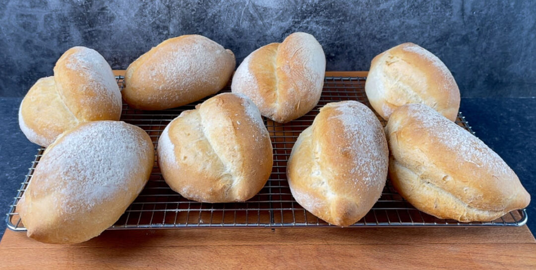 Portuguese Bread Rolls | Papo Secos - Tales From The Kitchen Shed