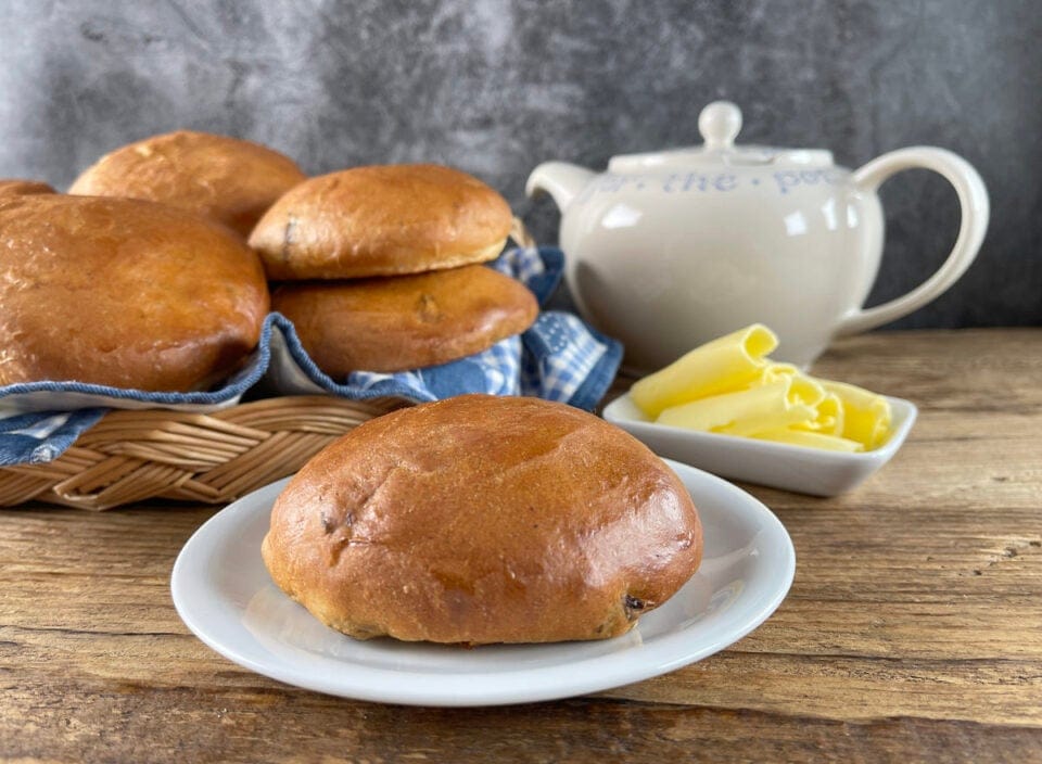 Traditional English Teacakes - Tales From The Kitchen Shed