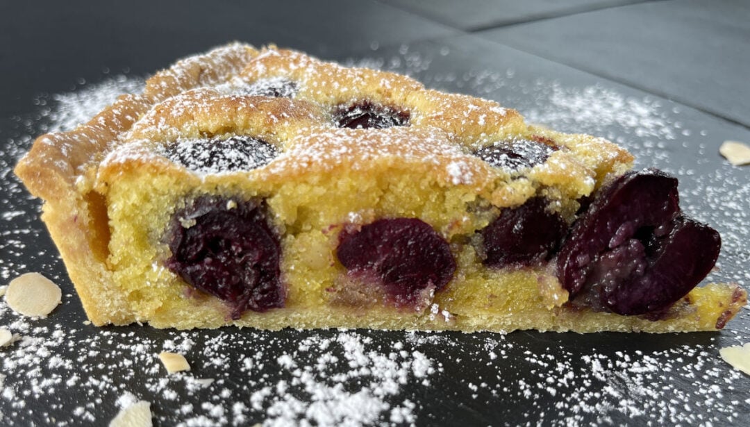 Cherry Frangipane Tart - Tales From The Kitchen Shed
