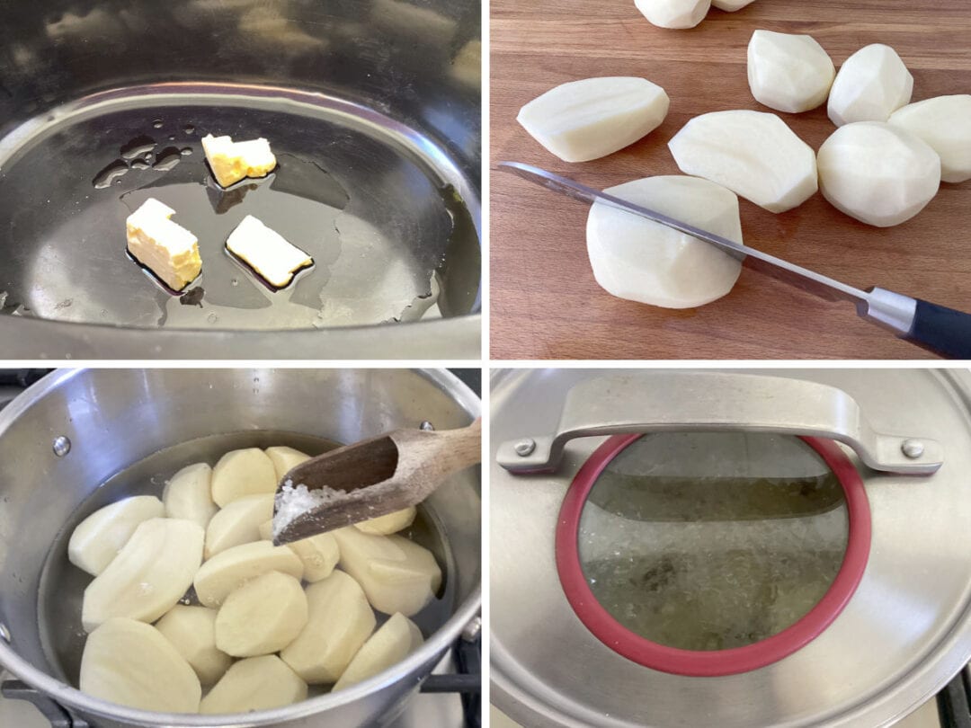 Slow Cooker Roast Potatoes - Tales From The Kitchen Shed