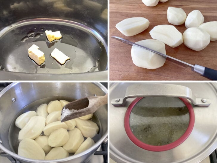 Slow Cooker Roast Potatoes - Tales From The Kitchen Shed