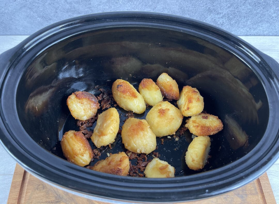 Slow Cooker Roast Potatoes - Tales From The Kitchen Shed