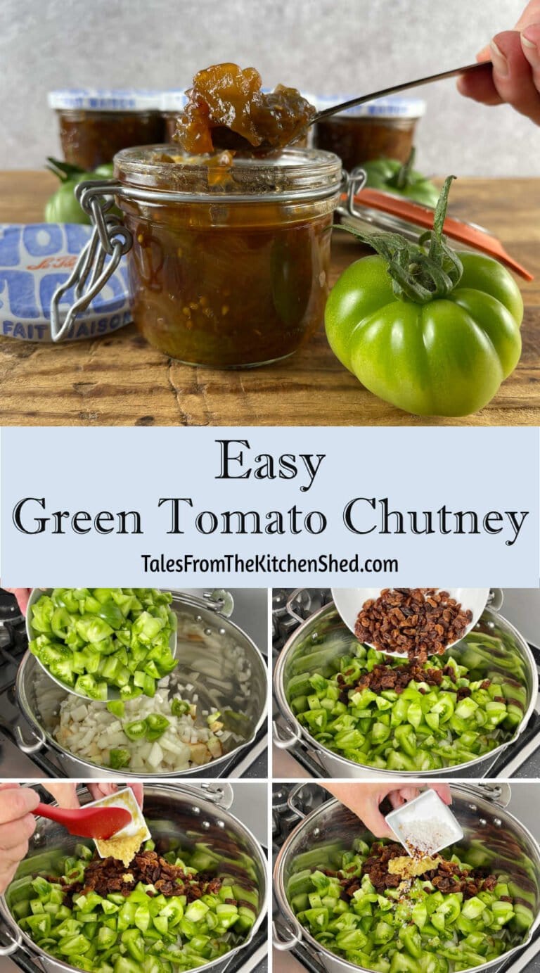 Easy Green Tomato Chutney - Tales From The Kitchen Shed