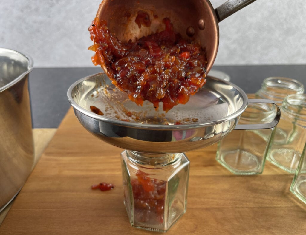 Tomato and Chilli Chutney - Tales From The Kitchen Shed