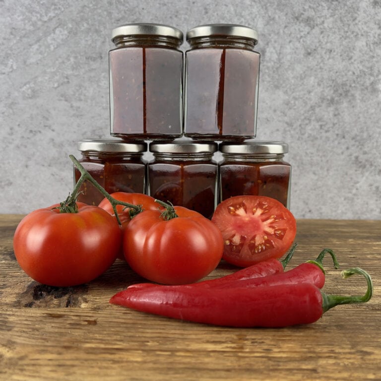 Tomato and Chilli Chutney - Tales From The Kitchen Shed