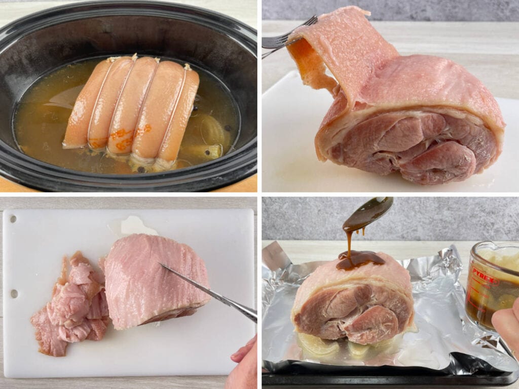 Slow Cooker Gammon In Cider - Tales From The Kitchen Shed