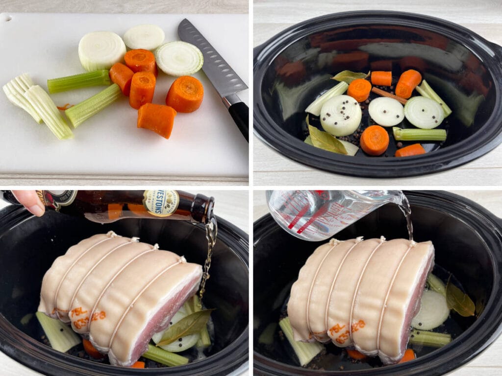 Slow Cooker Gammon In Cider - Tales From The Kitchen Shed