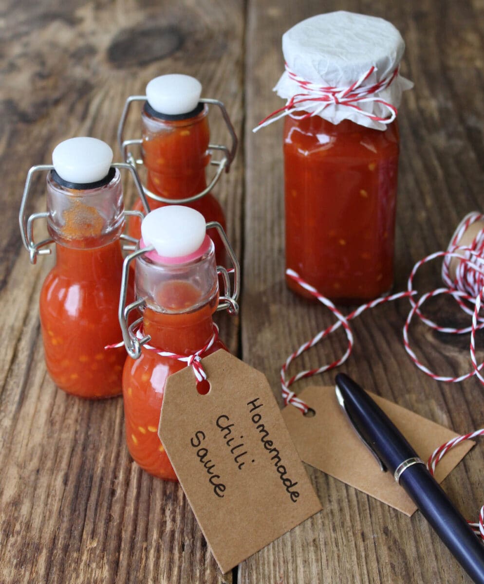 Homemade Chilli Sauce - Tales From The Kitchen Shed