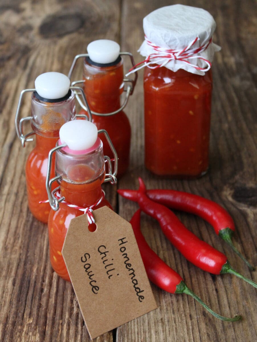 Homemade Chilli Sauce - Tales From The Kitchen Shed