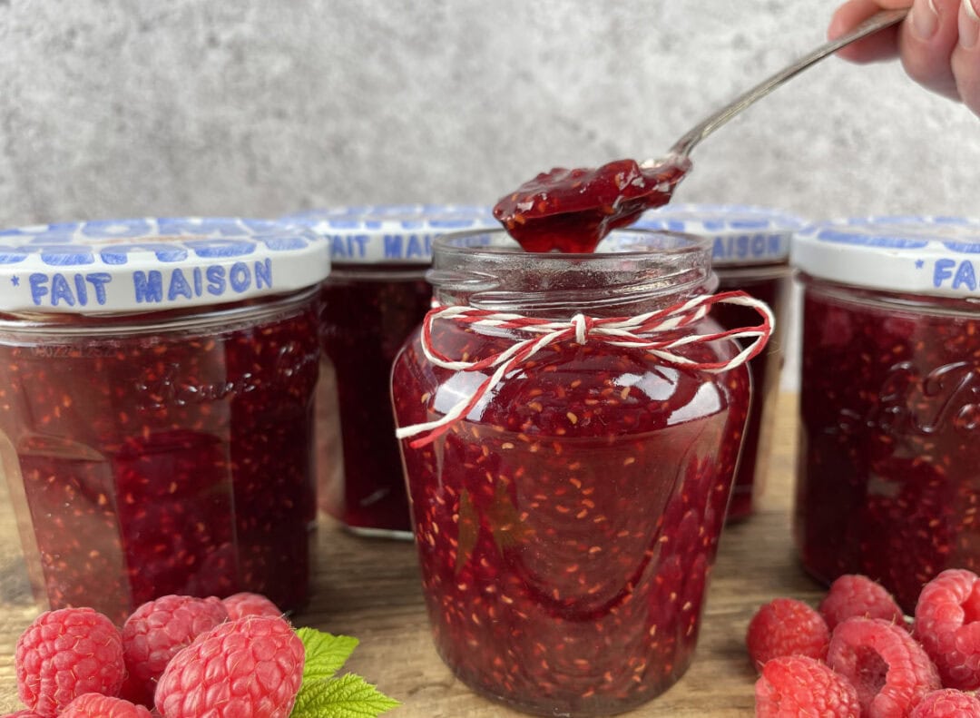 Homemade Raspberry Jam With Pectin - Tales From The Kitchen Shed