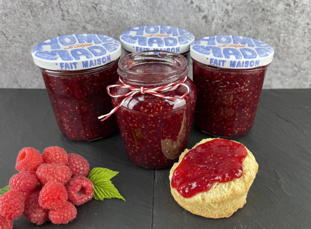 Homemade Raspberry Jam With Pectin - Tales From The Kitchen Shed