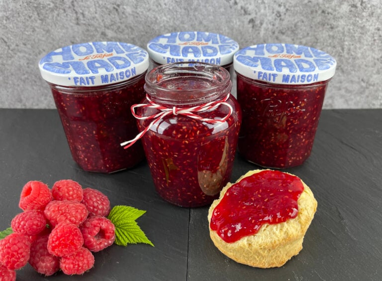 Homemade Raspberry Jam With Pectin - Tales From The Kitchen Shed
