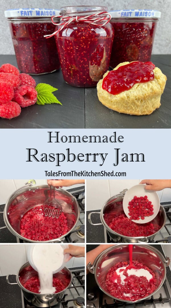 Homemade Raspberry Jam With Pectin - Tales From The Kitchen Shed