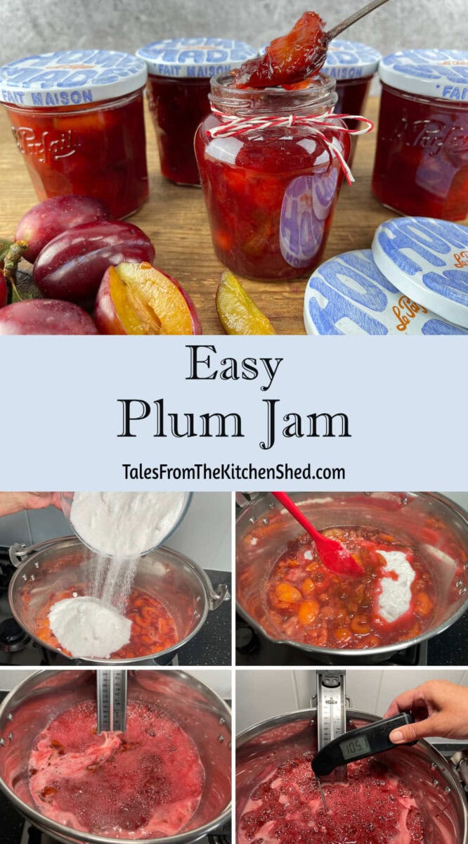 Easy Plum Jam - Tales From The Kitchen Shed