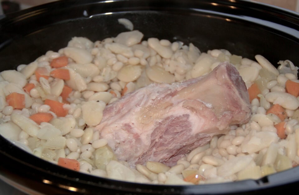 Slow Cooker Guernsey Bean Jar - Tales From The Kitchen Shed